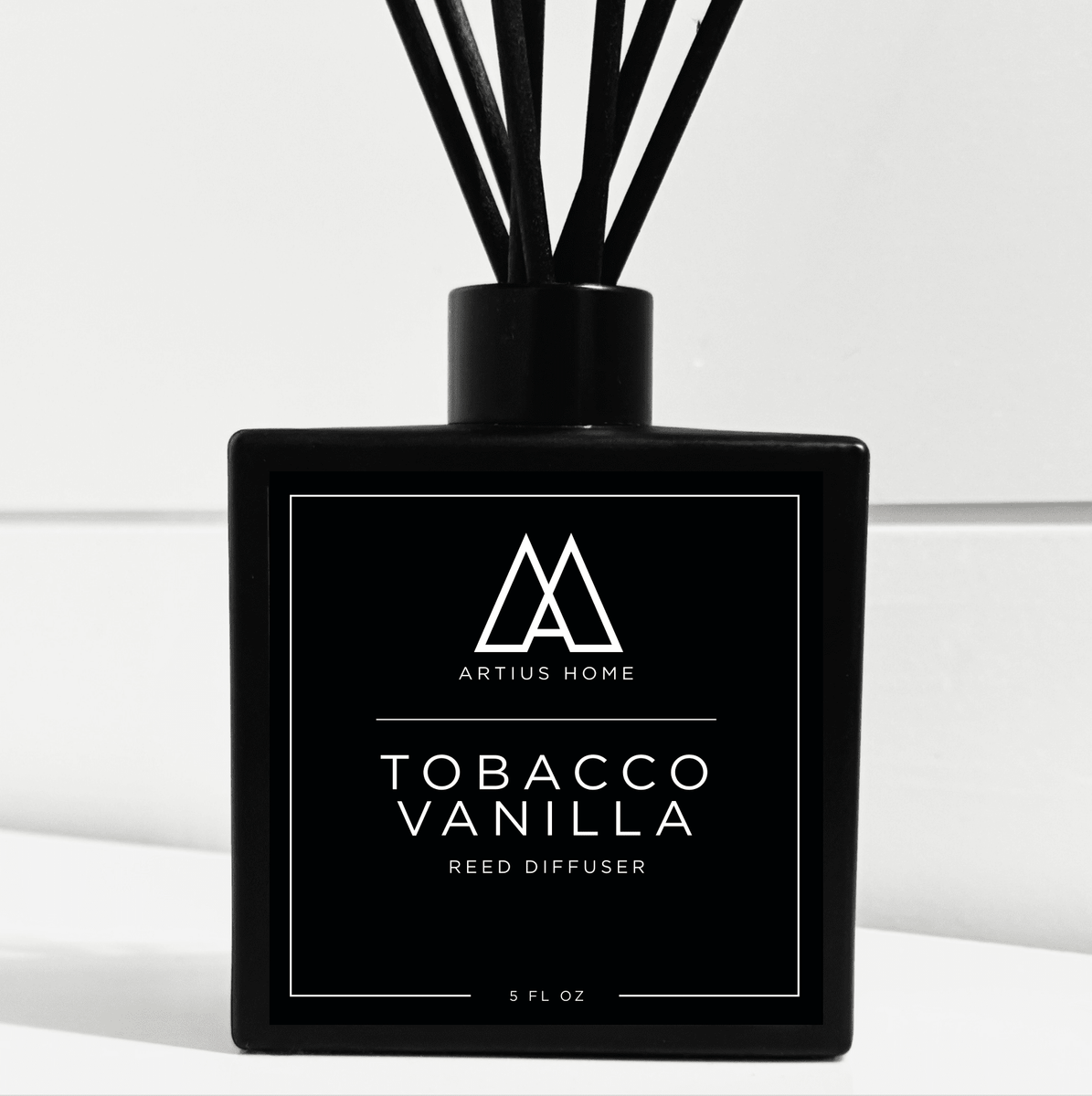 Tobacco Vanilla Reed Diffuser - Rich Tobacco, Warm Vanilla, and Soft W ...